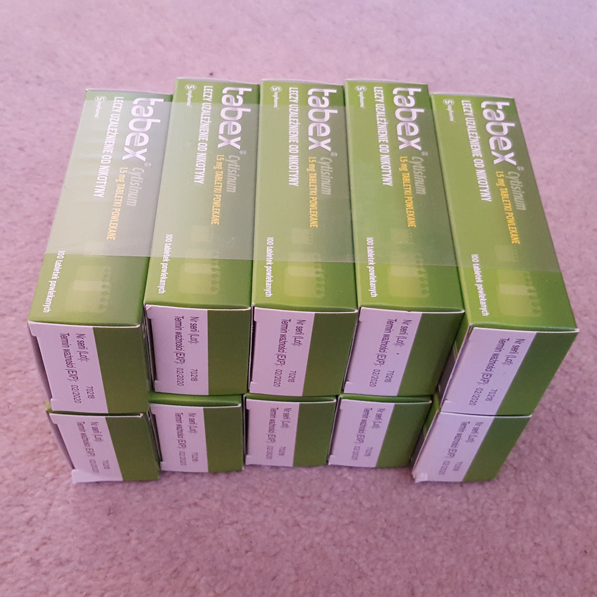 5 x Tabex (100 x 1.5mg). Tabex Quit Smoking. – TabexStore